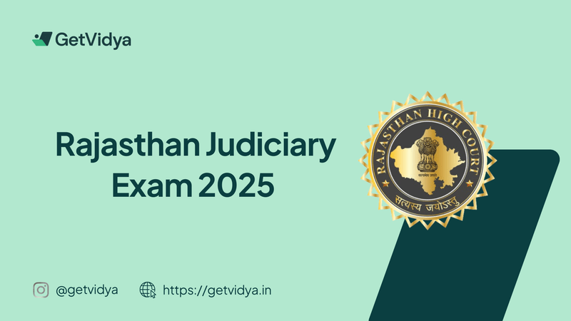 Rajasthan Judiciary Notification 2025, Exam Date Released, Download RJS PDF